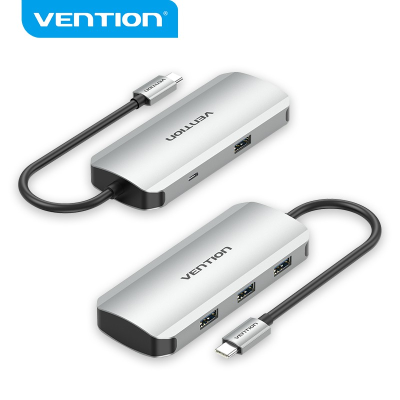 Vention USB Hub 5 in 1 Type C to USB 3.0 Micro USB Power Supply Docking ...