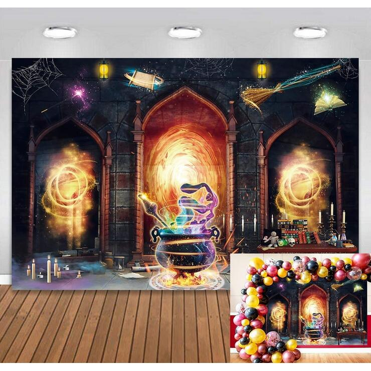 5x3ft Magic Mirrors Room Photography Background Halloween Witch ...