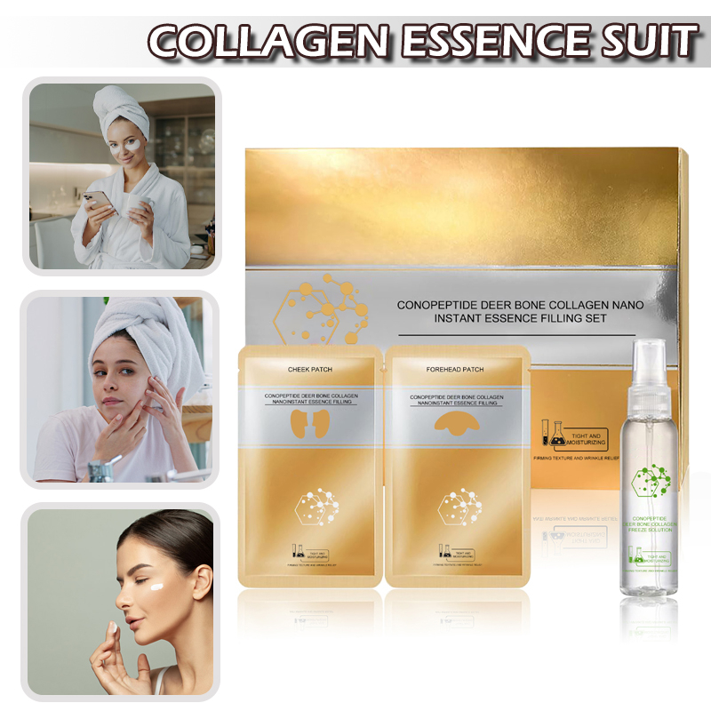Conopeptide Deer Bone Collagen Nano Instant Essence Filling Set Anti ...
