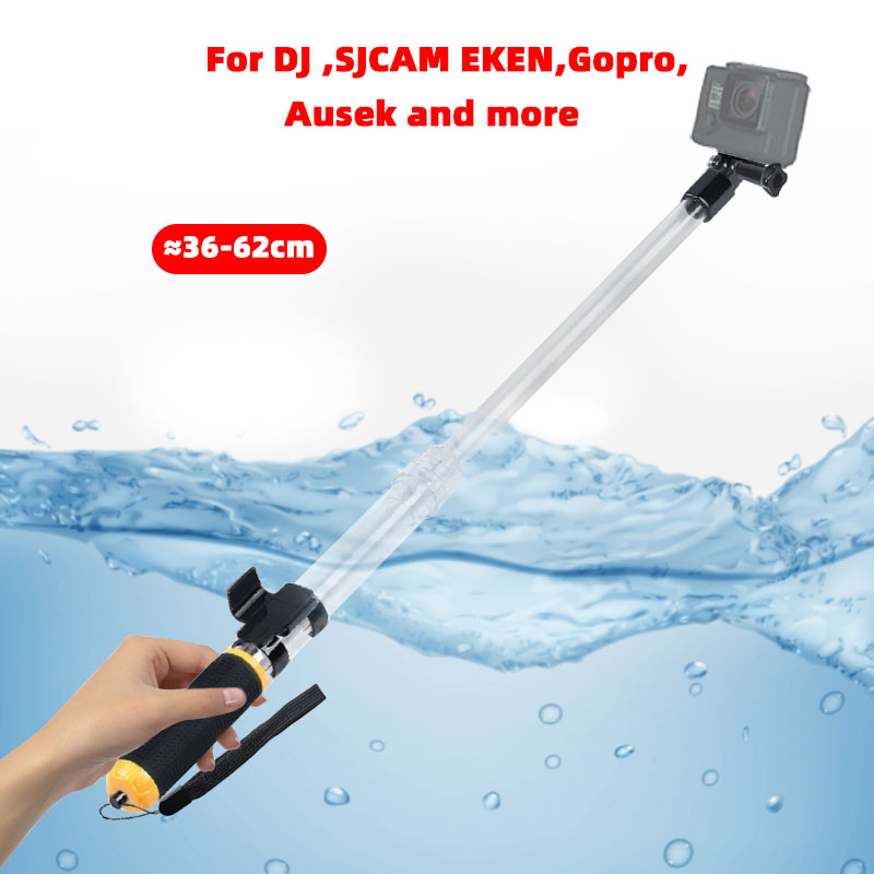 Adjustable Telescopic Buoyancy Transparent For GoPro Hero, SJCAM, DJI ...