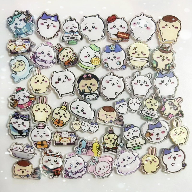 1 Piece chiikawa chiikawa Merchandise DIY Cartoon Anime Acrylic Double ...