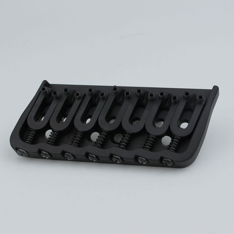 Fixed Bridge Headless Fanned Fret Guitar 7 String Guitar Bridge Black ...