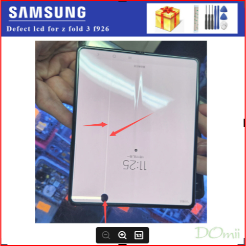 Defect Original LCD Inner screen with dot line scratches For Samsung ...