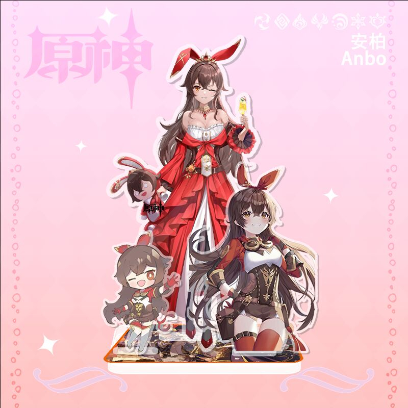 Genshin Impact Figure Genshin Impact Acrylic Trifold Standee Genshin ...