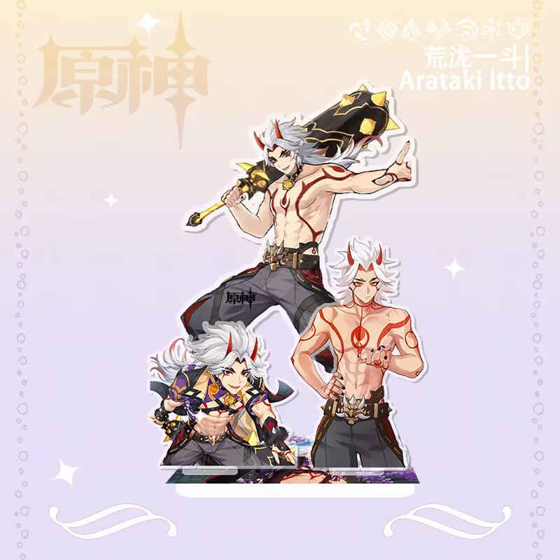 Genshin Impact Figure Genshin Impact Acrylic Trifold Standee Genshin ...