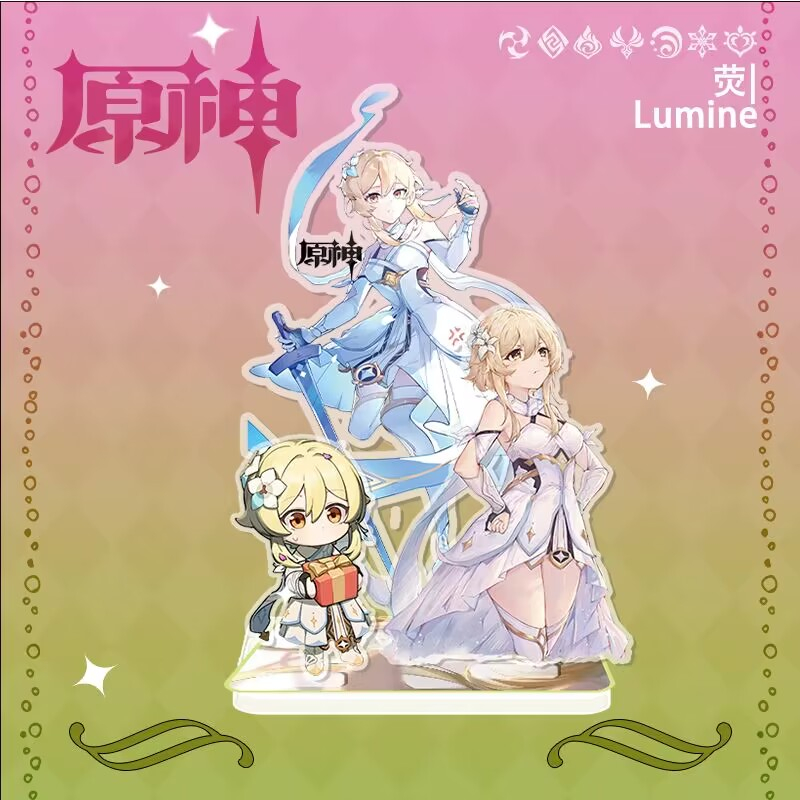 Genshin Impact Figure Genshin Impact Acrylic Trifold Standee Genshin ...