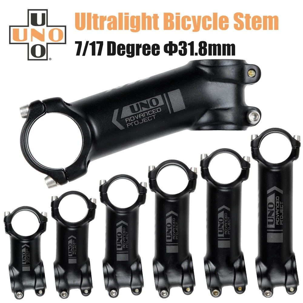 UNO Stems 7°/17° Ultralight Aluminum Alloy 7050 Mountain Bike Stem 31.8 ...