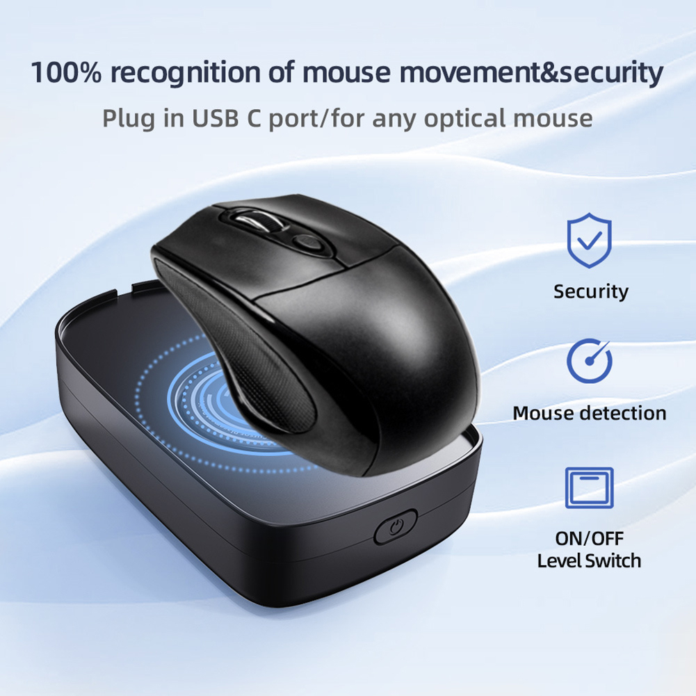 Adjustable Mouse Mover with Button Mouse Mover Jiggler 5V 1A for Keeps ...