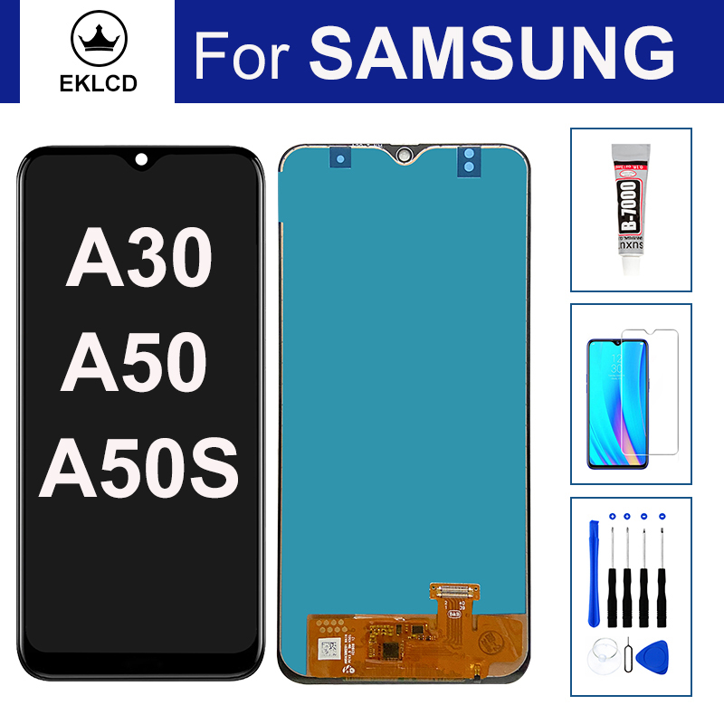 Display For Samsung Galaxy A30 A50 A50S A305 A505 A507 A305F Touch Screen Digitizer Assembly LCD ...