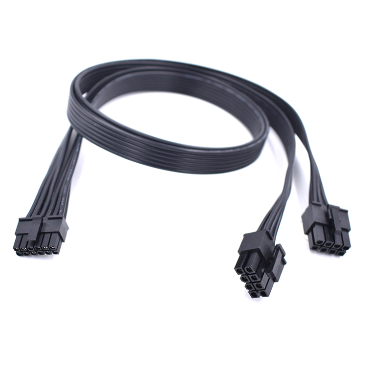 60cm Dual CPU 8 Pin Male to Mini 12 Pin GeForce RTX 30 Series GPU Power ...