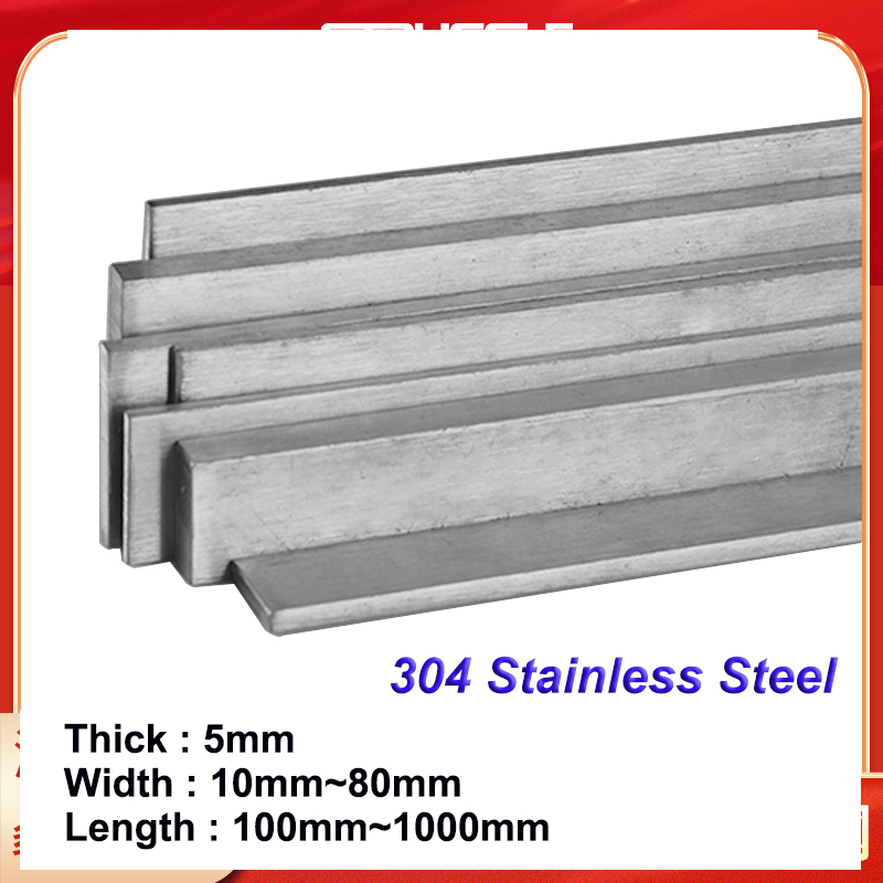 304 Stainless Steel Cold Drawn Flat Steel Square Drawing Solid Flat Bar ...