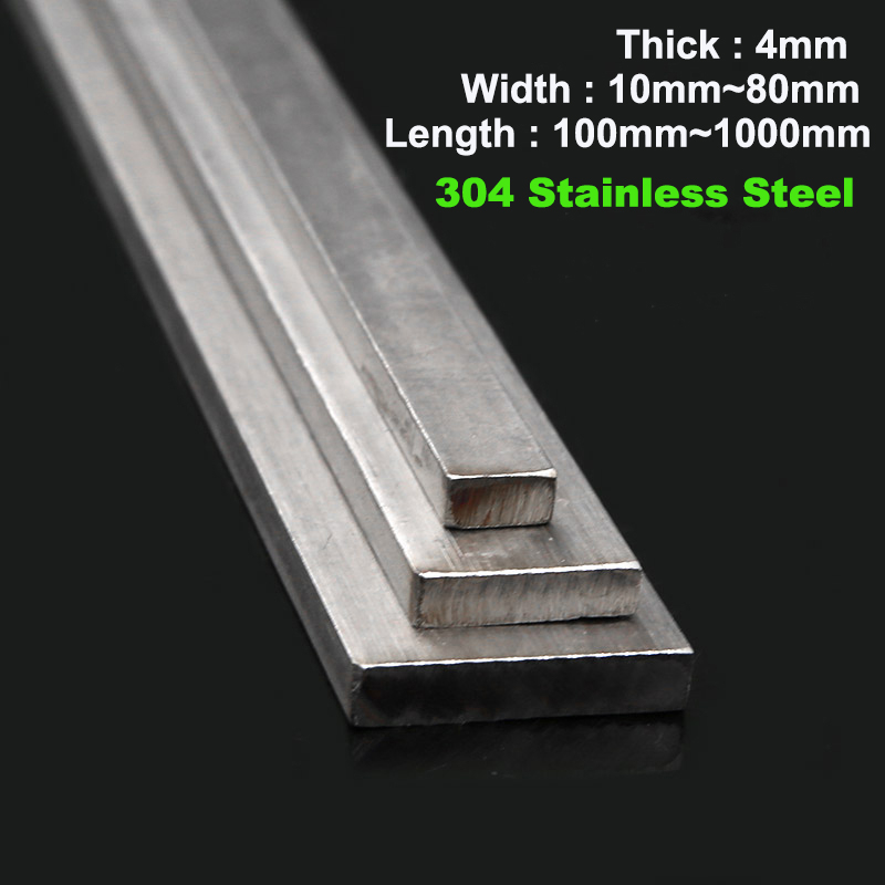 4mm 304 Stainless Steel Cold Drawn Flat Steel Square Plate Solid Flat ...