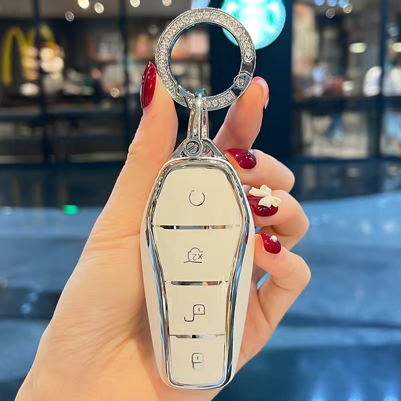 For BYD Qin Plusdmi Atto 3 Han EV Dolphin New leather Car Key Case ...