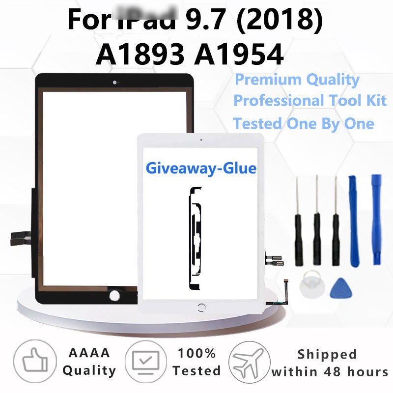 New A1893 A1954 For lPad 6 6th Gen iPad 9.7 2018 LCD Outer Touch Screen ...
