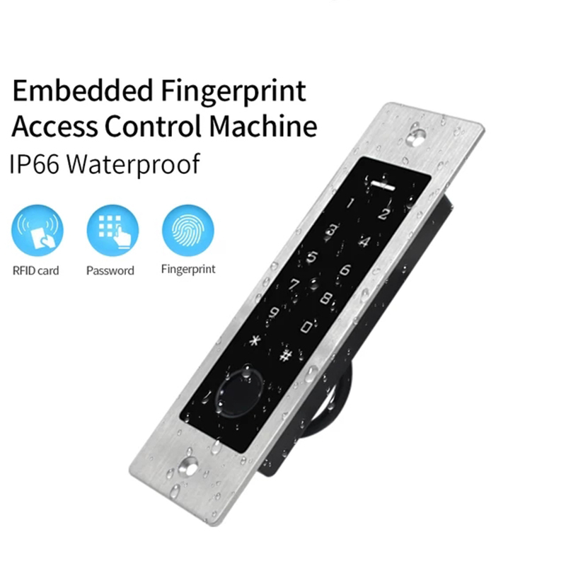 IP66 Waterproof Metal Fingerprint Access Control Keypad RFID 125Khz ...