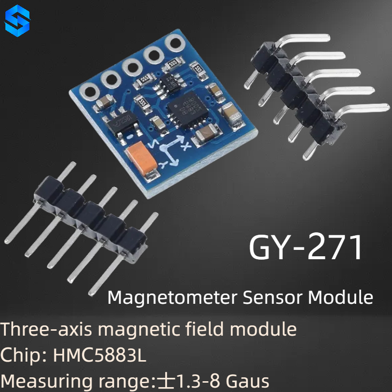 GY-271 HMC5883L 3V-5V 3 Triple Axis Magnetic Field Compass Magnetometer Sensor Module for ...