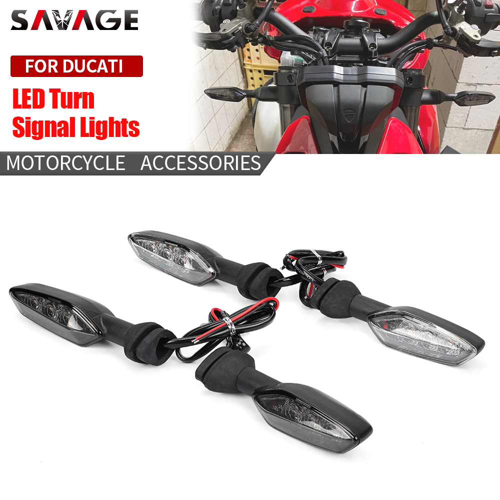 Indicator Light For DUCATI MONSTER 659 696 796 797 821 MONSTER 1100 S ...