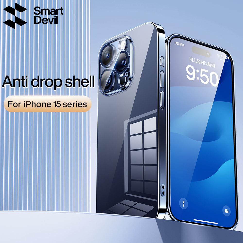 SmartDevil One-piece All-in-One Lens Silicone Soft Case For iPhone 15 ...