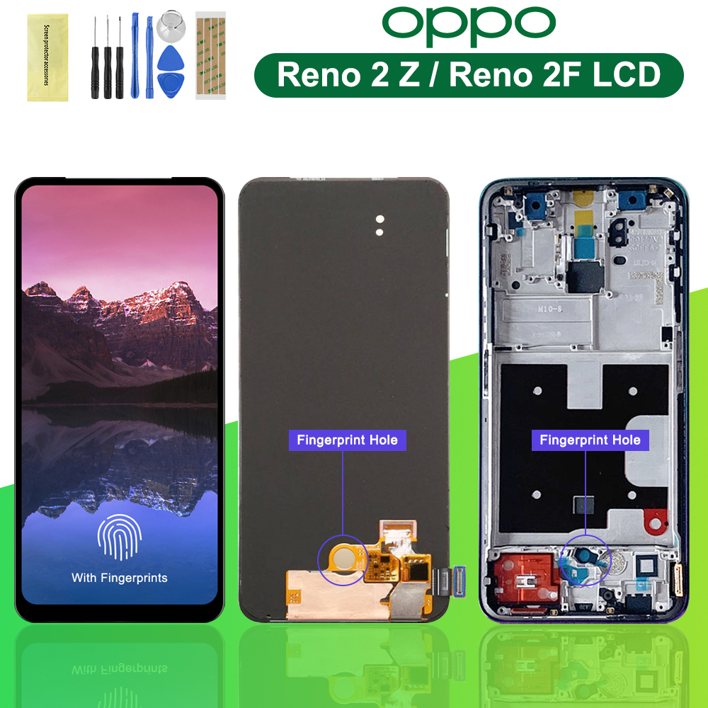 AMOLED OPPO Reno 2F CPH1989 LCD Display Touch Screen Digitizer Assembly ...