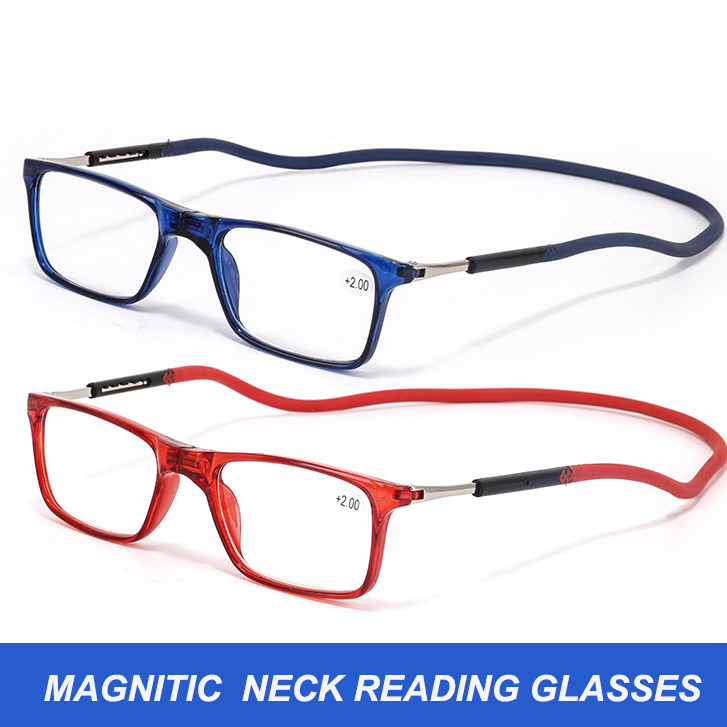 Neck-strap eyeglasses, magnetic eyeglasses, reading glasses | Shopee ...