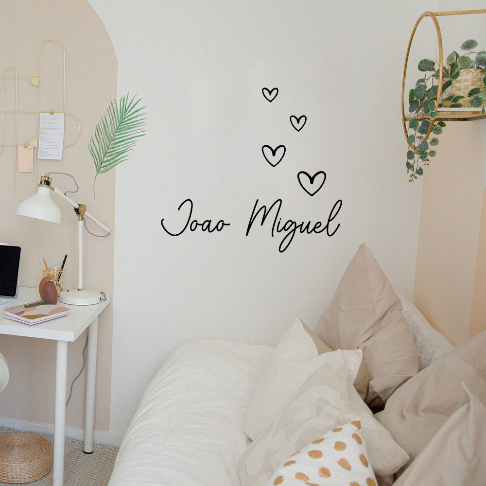 Customized Name Wall Sticker Personalized Design For Wall Decals Wall ...