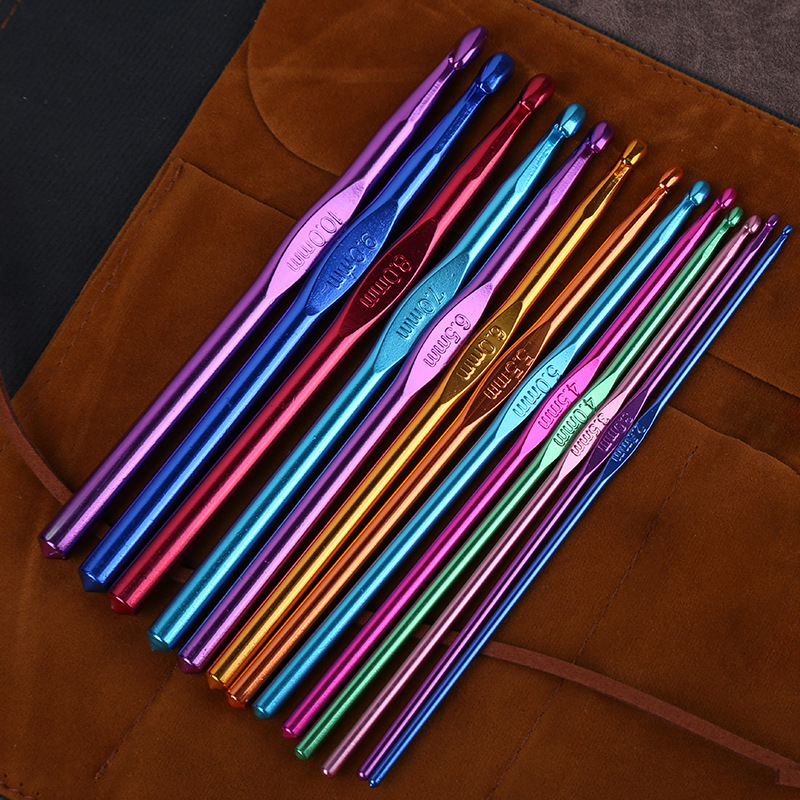 100Pcs Beg Kait 1 set Colorful Magic Knitting Tool Set Kit Hook Needle ...