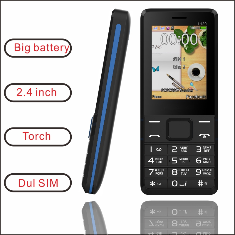 EAOR 2G GMS 2.4 Inch screen Feature Phone Dual SIM card 3000mAh big ...