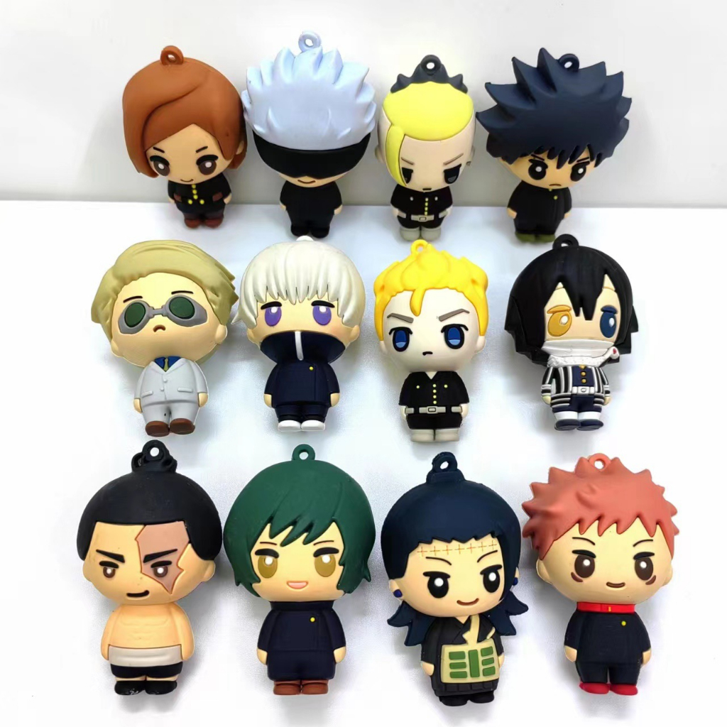 Jujutsu Kaisen Gojou Satoru anime keychain toge inumaki ITADORI Getou ...