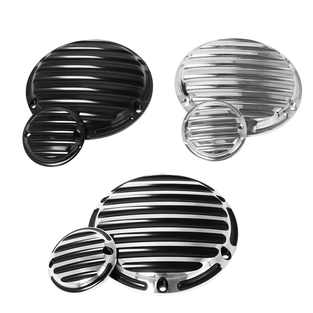 Motorcycle CNC Derby Cover Timer Timing Cover 6 Holes Set For Harley ...