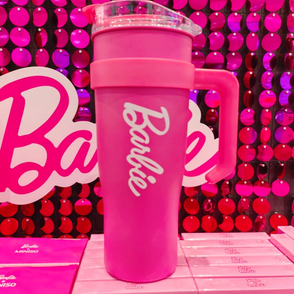 Miniso MINISO Premium Barbie Series Big Mac Large Capacity Straw Steel ... Miniso MINISO Premium Barbie Series Big Mac Large Capacity Straw Steel ...