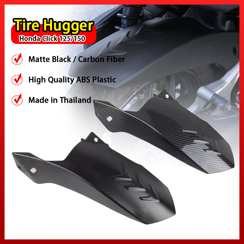 Carbon Rear Tire Hugger Honda Click 125i 150i v3/v2 Carbon Black For ...