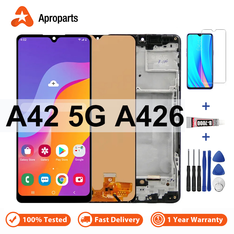For Samsung Galaxy A42 5G A426 SM-A426B LCD Display Touch Screen ...