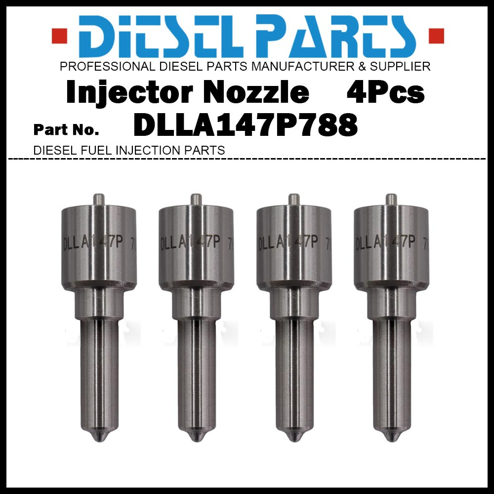 4Pcs Diesel Fuel Injector Nozzle Tips DLLA147P788 DLLA 147 P 788 for ...