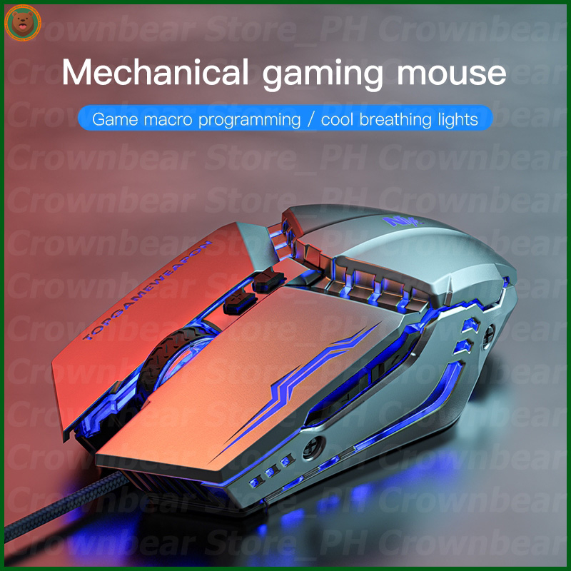 【Crownbear】ST9 Gaming Mouse Wired USB Keyboard Mouse dpi Adjustment ...