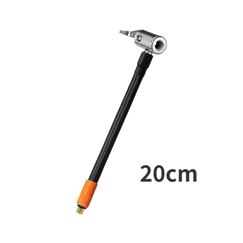 M6 thread Locking air chuck with air tube, standard tire valve fine ...