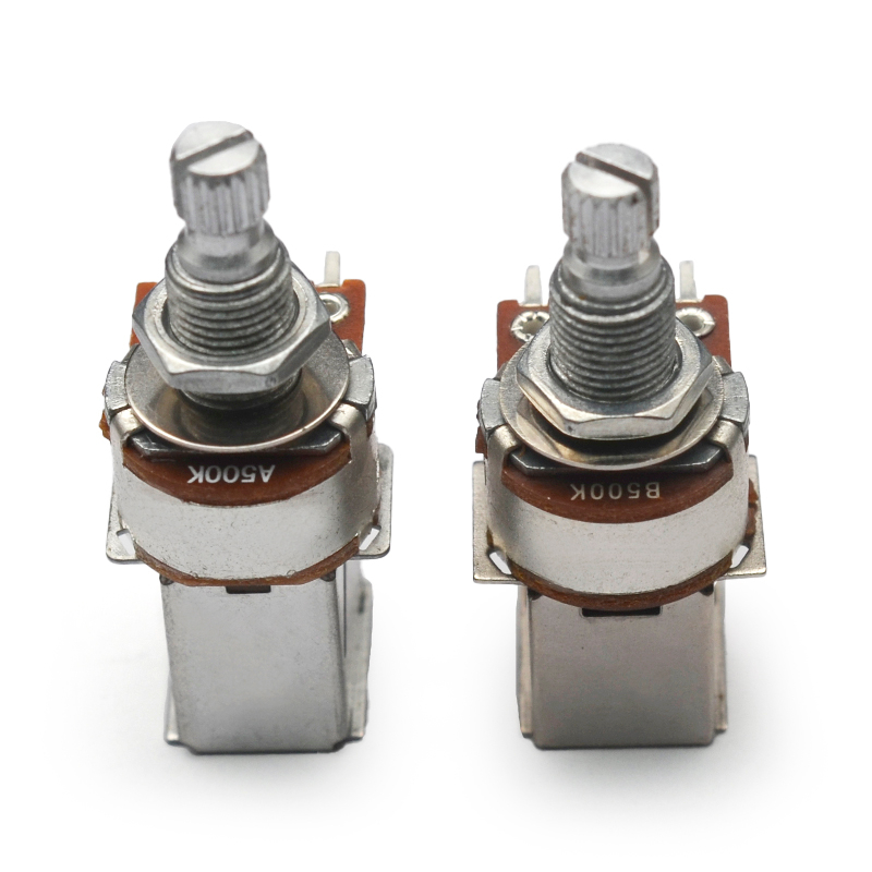 4Pcs 500K Guitar Control Pot Push/Pull Pots with Straight Terminal ...