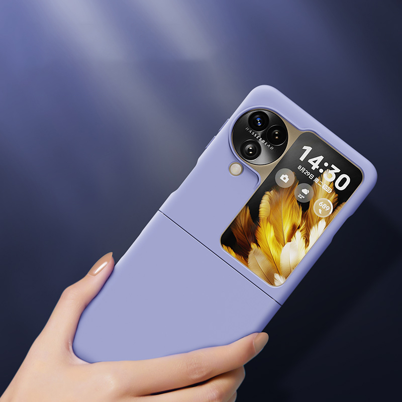 Cases For OPPO FIND N3 FLIP Phone Case Solid color Skin feel Ultrathin ...