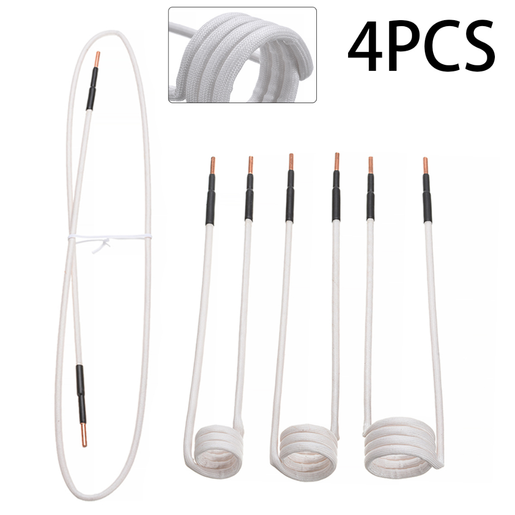 4pcs Induction Heating Coil Electromagnetic Induction Heating Coil ...