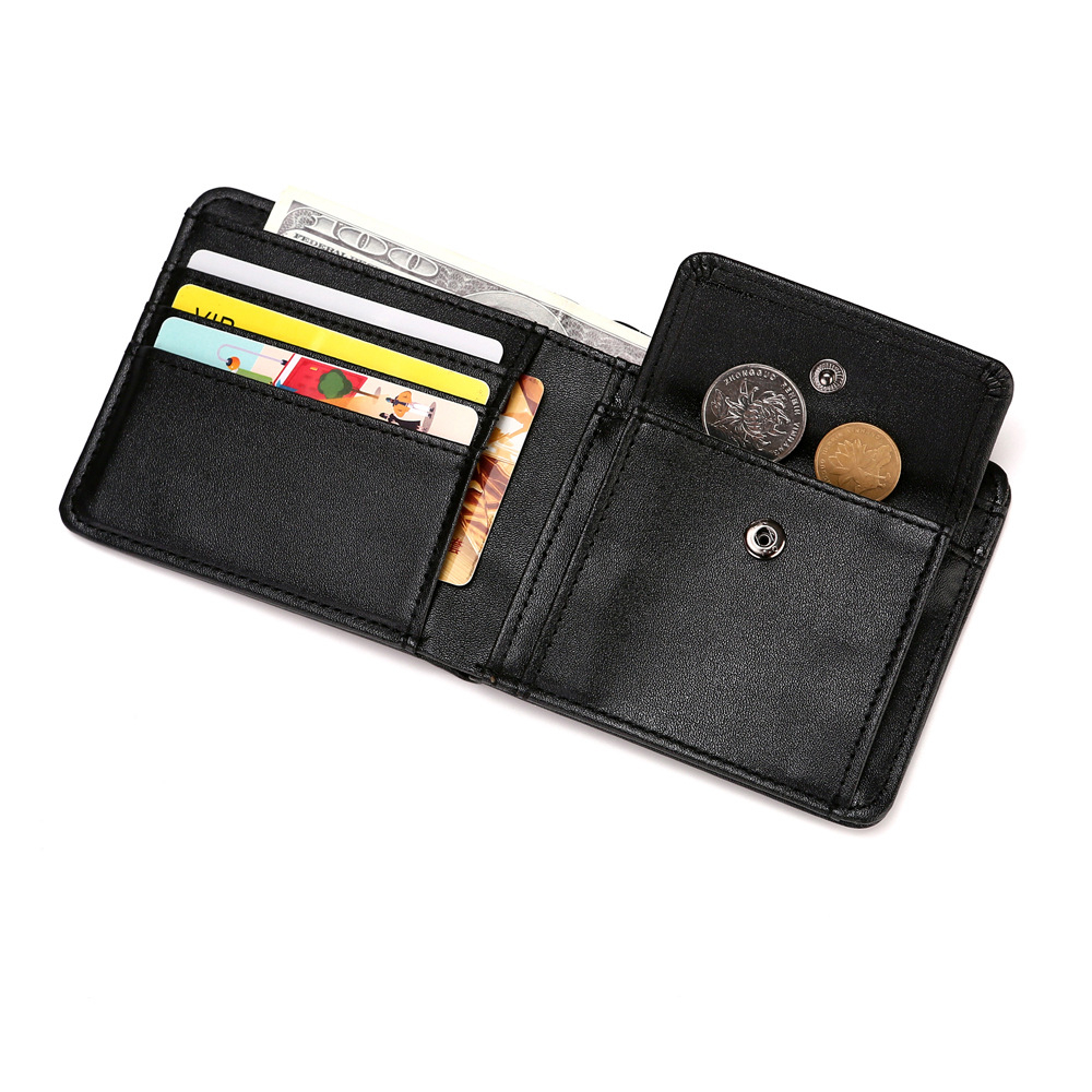 Fashionable Men's Short Wallet Business Zero Wallet Multifunctional ...