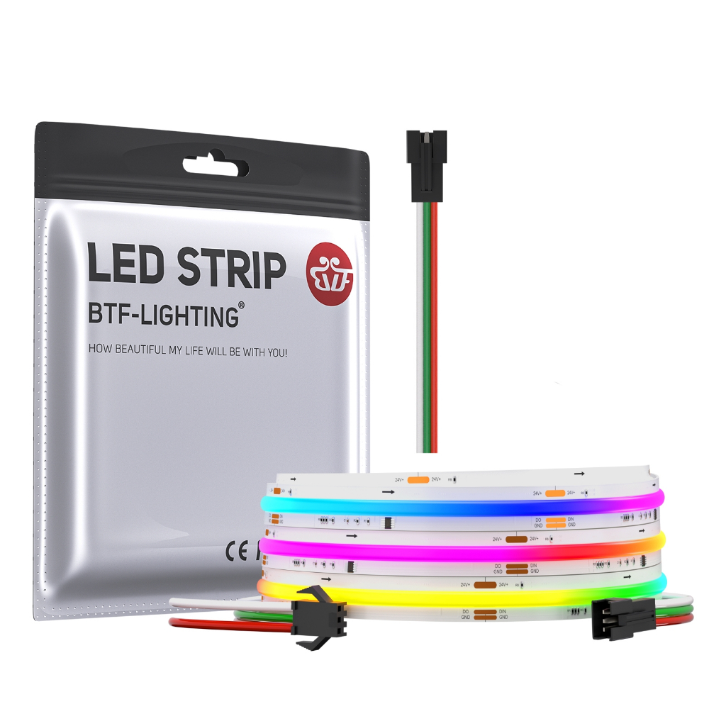 BTF-LIGHTING FCOB RGB IC 720led/m COB LED Light Strip Dreamy Color High ... BTF-LIGHTING FCOB RGB IC 720led/m COB LED Light Strip Dreamy Color High ...