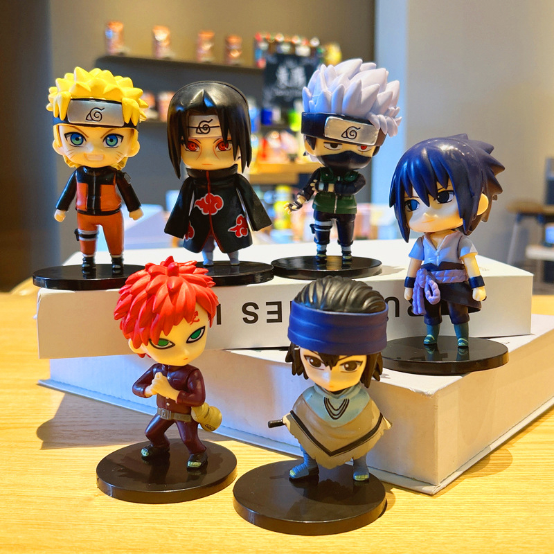 Cartoon anime Naruto figure desktop ornaments Uchiha Itachi Naruto ...