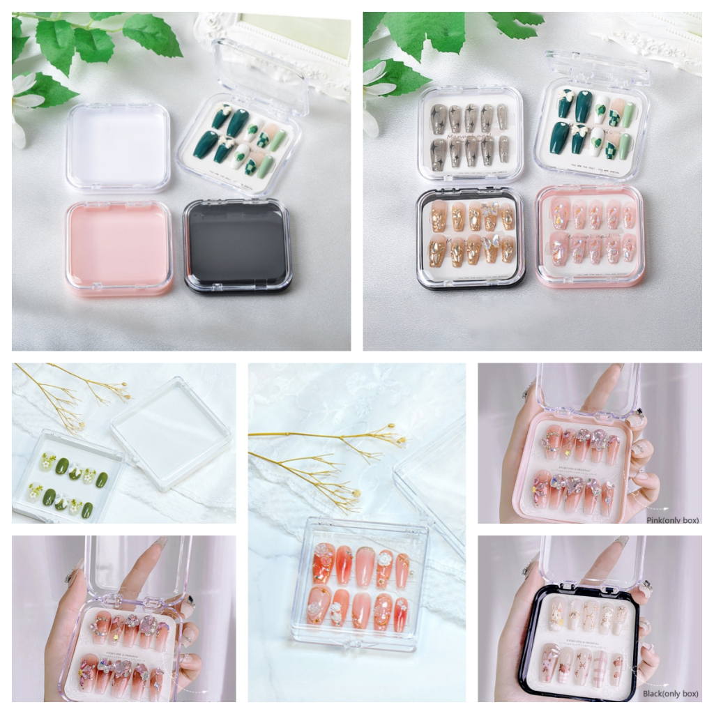 Snph Acrylic False Nail Storage Box Jewelry Gift Box for DIY Press-on ...