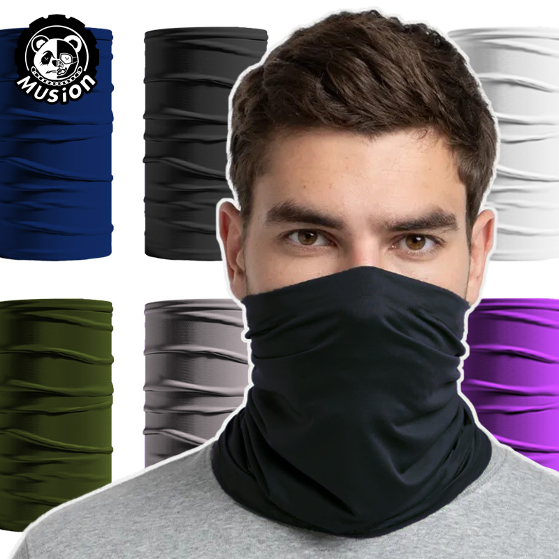 20 Plain Colors Anti Dust Buff Bandana Turban Head Scarf Motorcycle ...