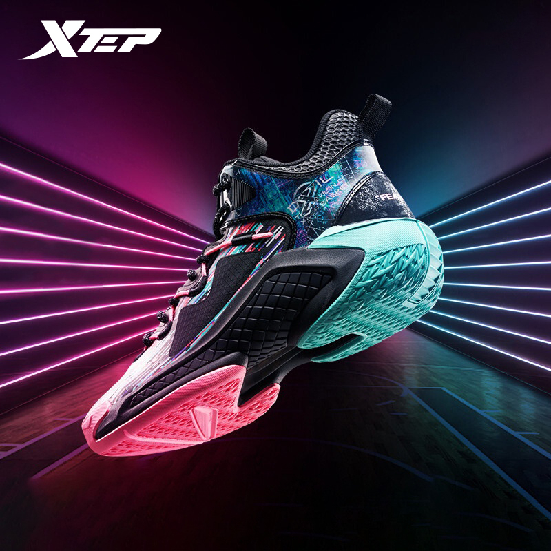 XTEP Qixi2.0 Qixi1.0 Basketball Shoes Breathable Shock-Absorbing Wear ...