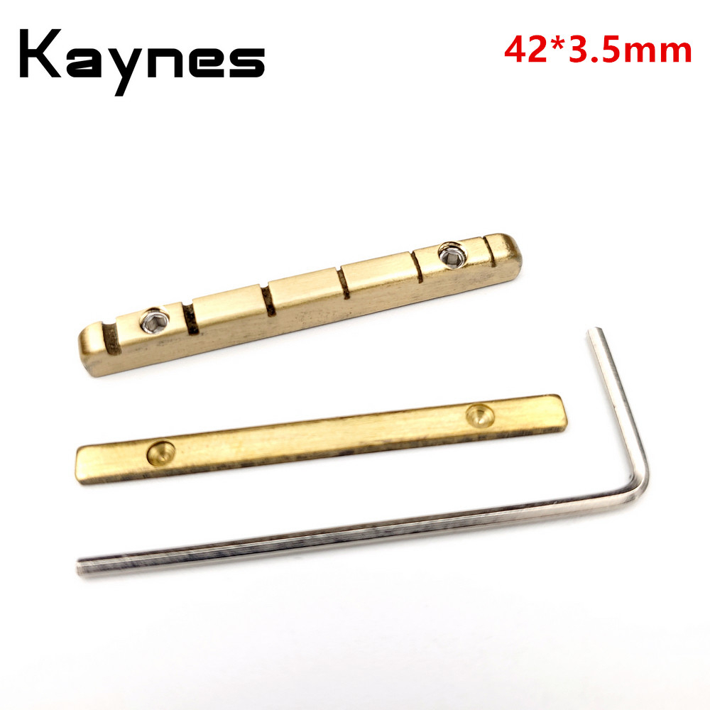 1 PC Brass Metal Electric Guitar Height Adjustable Nut for Fender ...