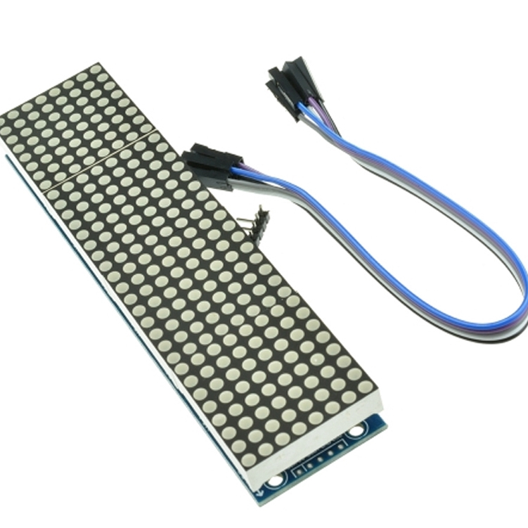 Diymore Max7219 Microcontroller 4 In One Display With 5p Line Dot Matrix Module For Arduino