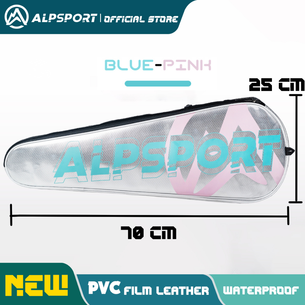 ALPSPORT Badminton Bag【PVC Material】Single Double Universal Compartment ...