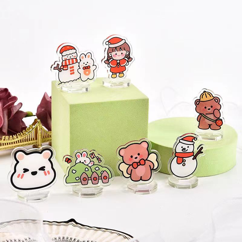 【Custom】Acrylic Keychain Standee stand Keyring key chain string Badges ...