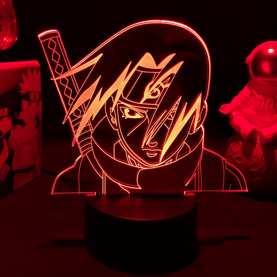 Anime Naruto Uzumaki Led Night Light Shisui Uchiha Sasuke Kakashi ...