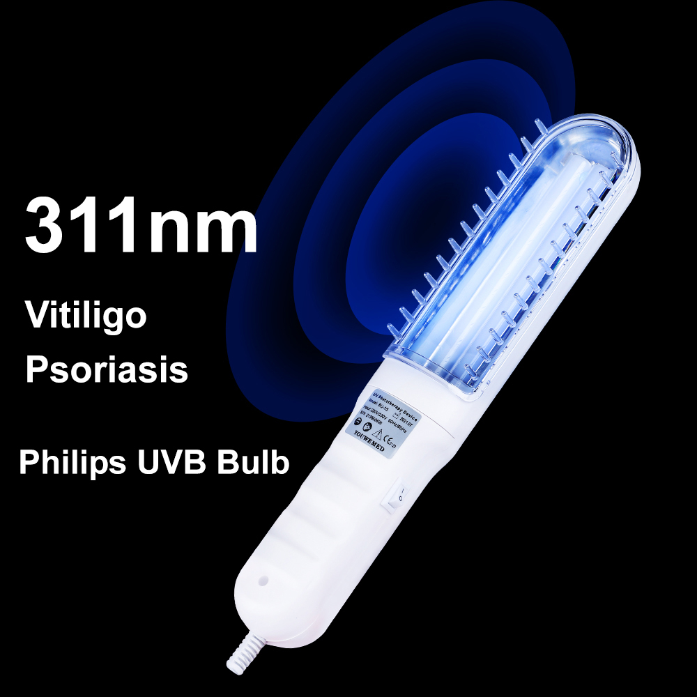UVB light therapy comb vitiligo psoriasis pityriasis rosea eczema skin ...